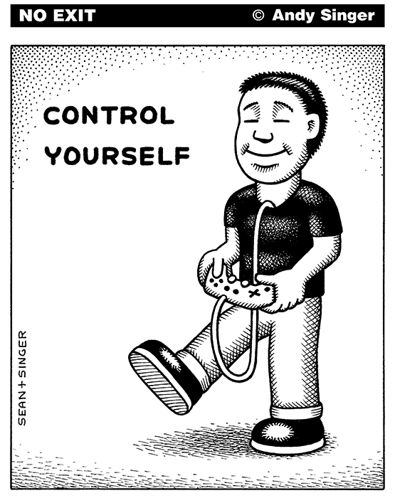 Self Control Cartoon