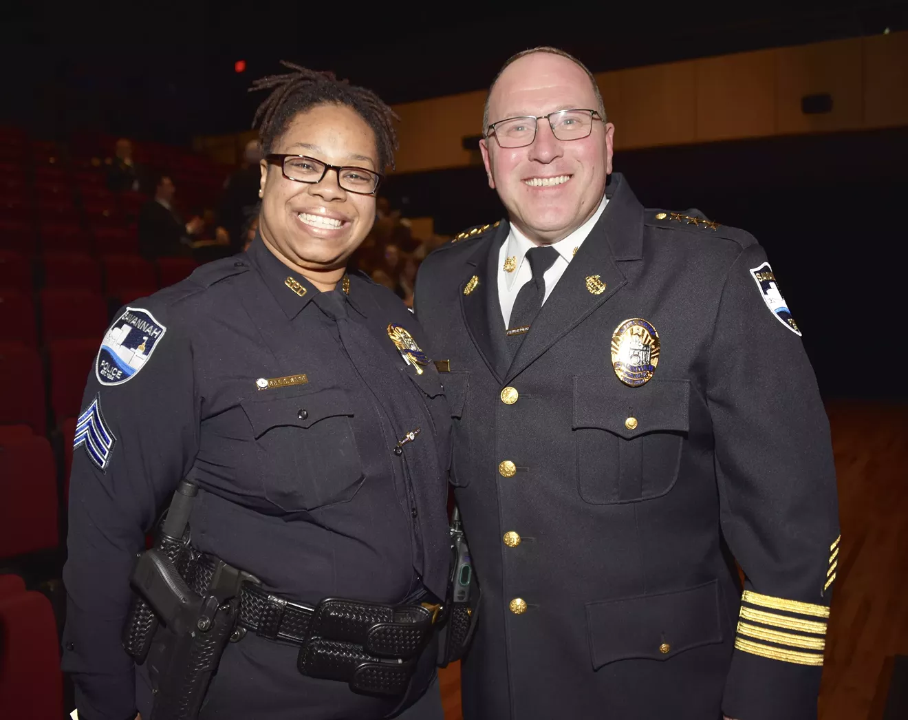 Savannah Police Department Swears In Police Chief Lenny Gunther ...