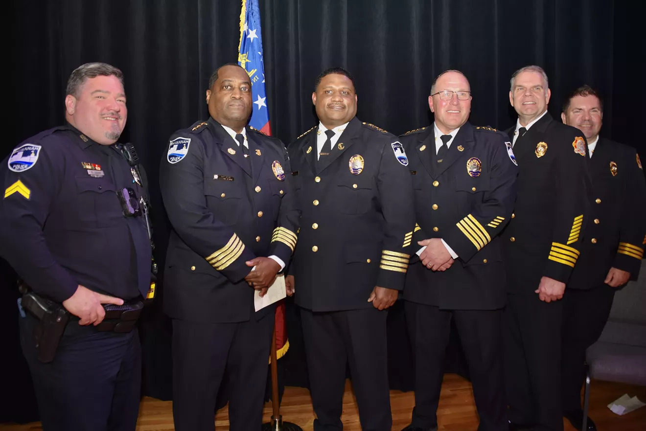 Savannah Police Department Swears In Police Chief Lenny Gunther ...