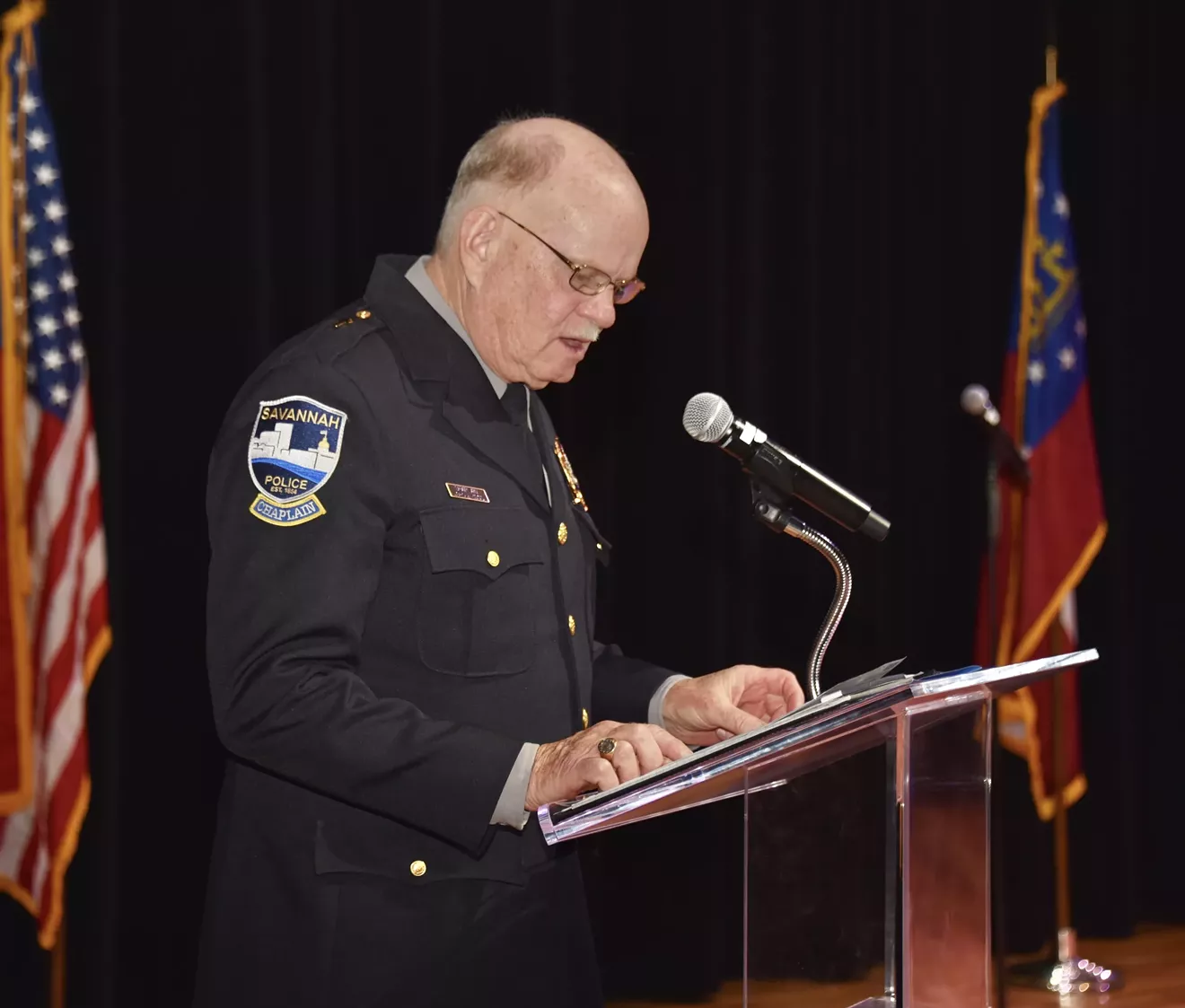 Savannah Police Department Swears In Police Chief Lenny Gunther ...