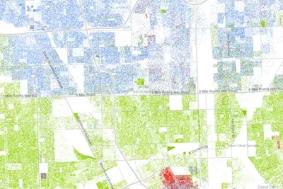 The Racial Dot Map shows the world just how segregated metro Detroit is ...
