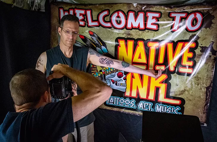 Tattoos and Suspension: Photos from the Native Ink Expo | A+E