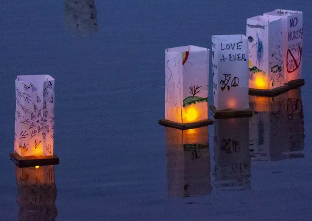 Photos from the Lantern Floating Ceremony | A+E