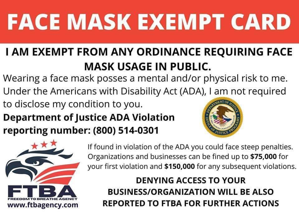 SLO County Public Health Department Warns Of Fake Face Covering SLO County Public Health Department Warns Of Fake Face Covering