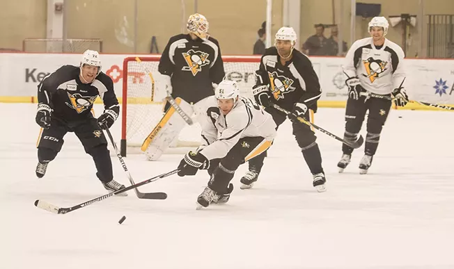 Penguins practice at the UPMC Lemieux Sports Complex | Pittsburgh ...