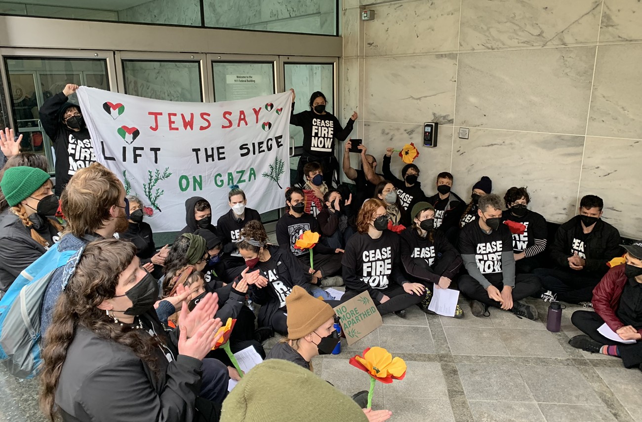 Portland Activists Stage Sit-In at Rep. Blumenauer’s Office In Hopes He ...