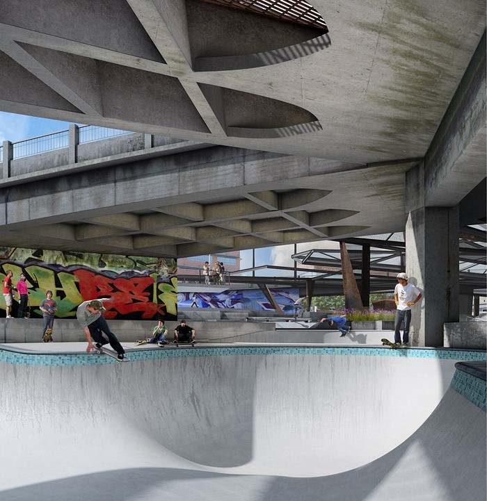 Steel Bridge Skatepark Will Finally See the Light of Day - Portland Mercury