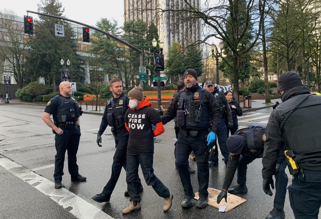 Good Morning, News: 19 Arrested at Portland Protest Against Genocide in ...