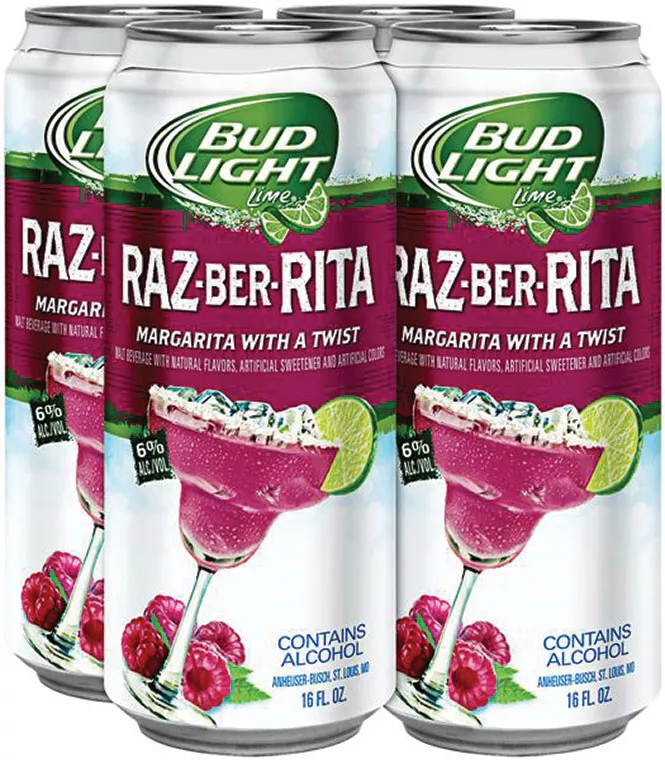 Bud Light Raz Ber Rita Nutrition | Shelly Lighting