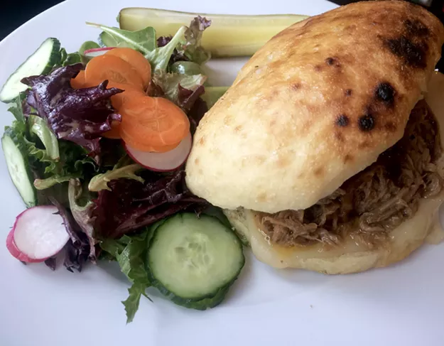 First bite of food gets stuck - senturineyes