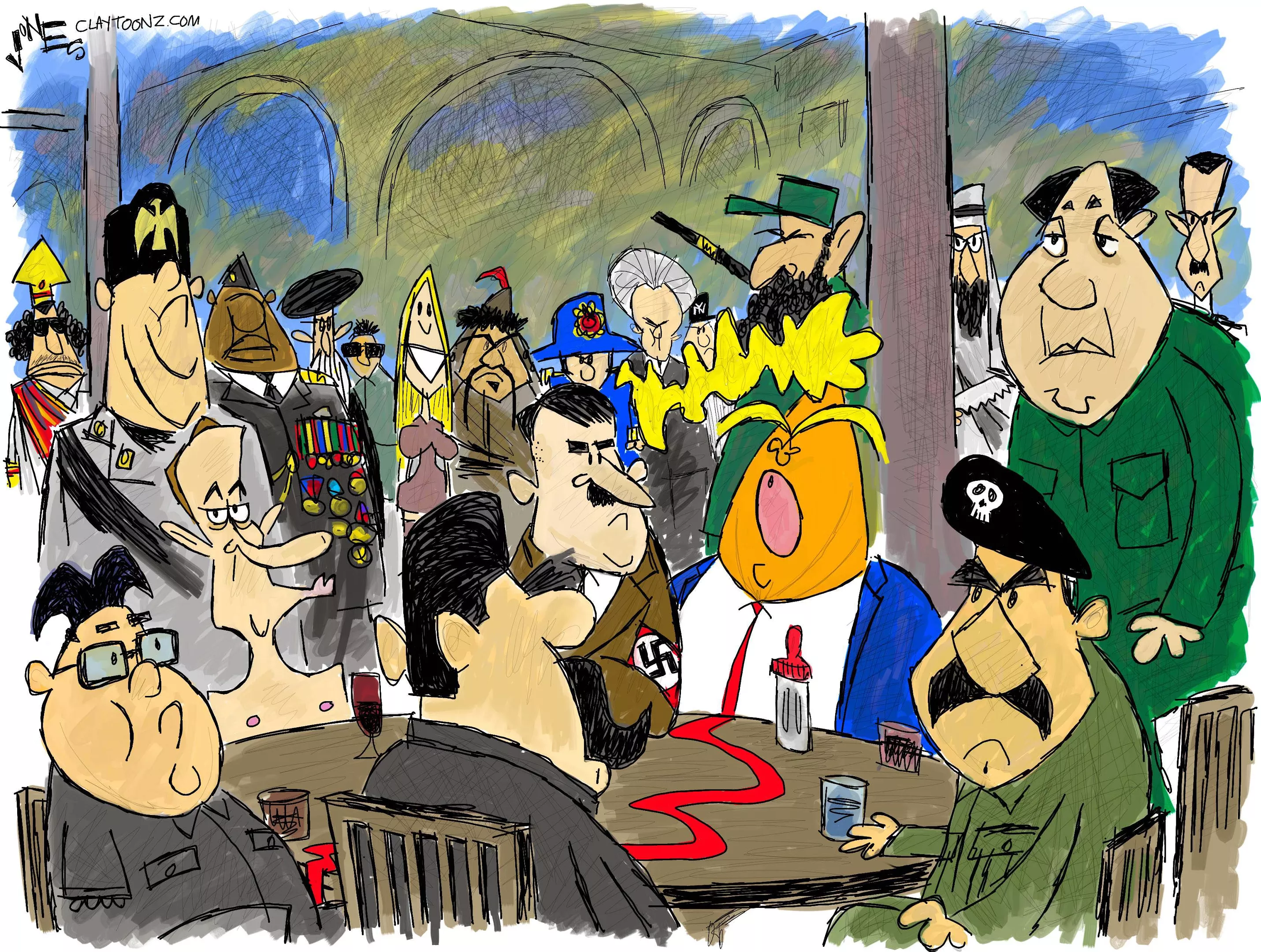Claytoon of the Day: The Autocratic Club | The Range