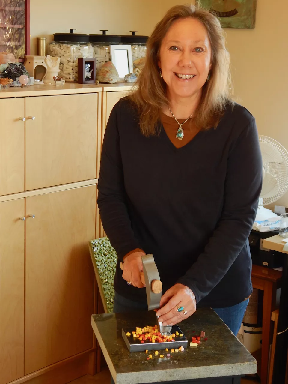 A Natural Artist: Dee Ruff brings mosaic pieces to De Grazia | Arts ...