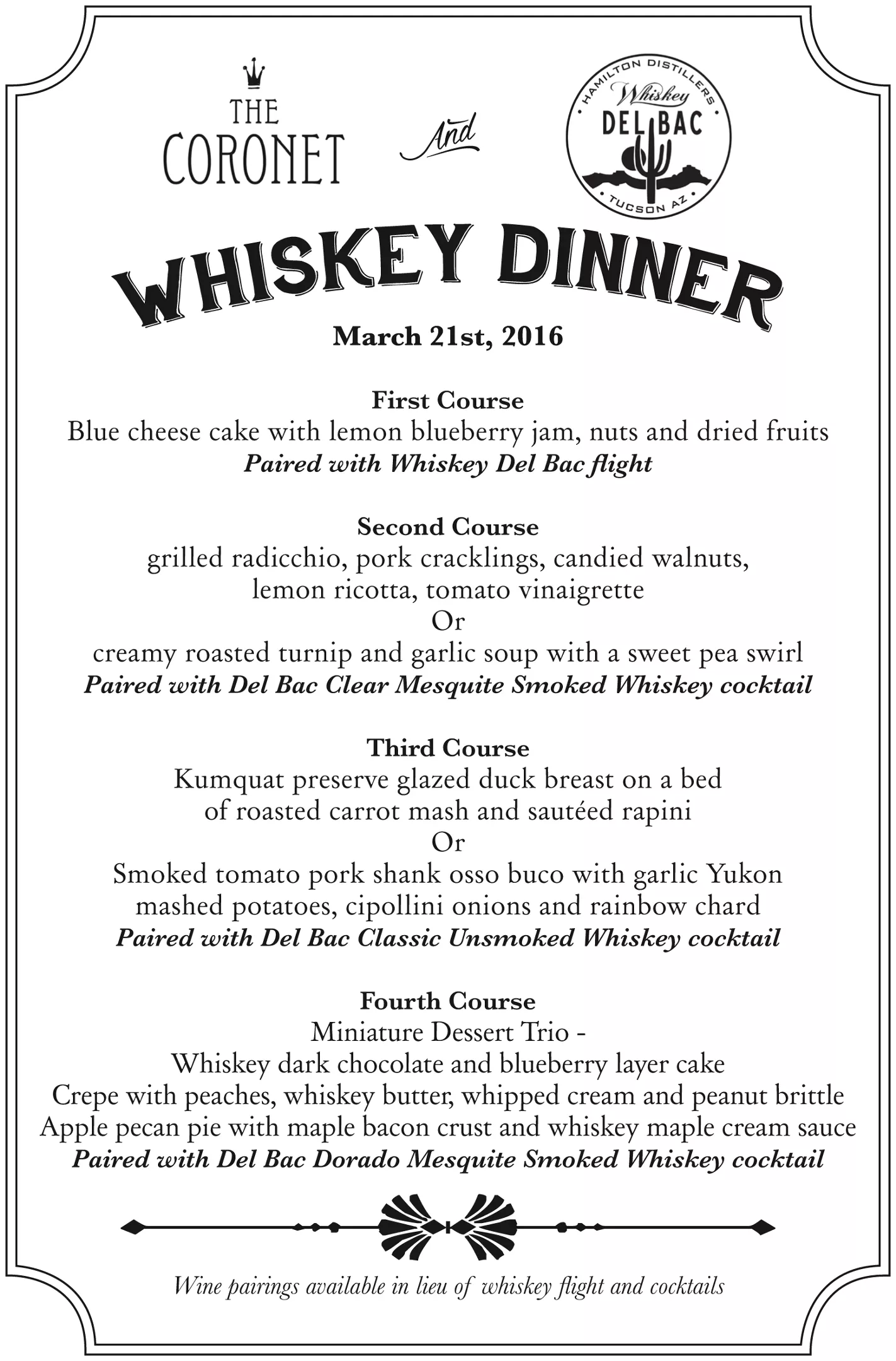 The Coronet s Erika Bostick And Whiskey Del Bac Join Forces On A 